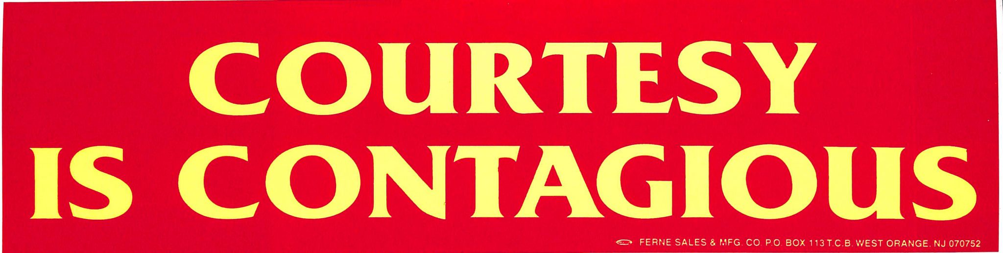 Courtesy is Contagious – PaganMusic.com